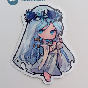 Elden Ring Nightreign Chibi Stickers - Wylder, Revenant, & Recluse - Etsy