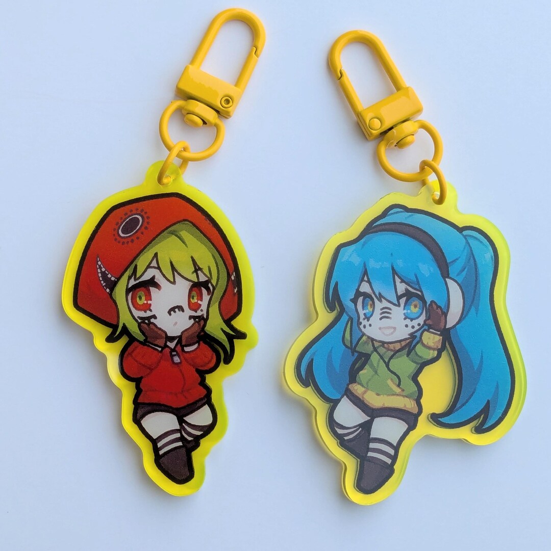 Matryoshka Hatsune Miku & Gumi Nostalgic Vocaloid Keychain - Etsy