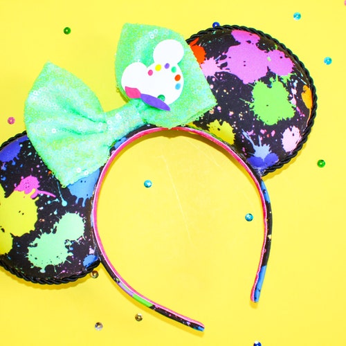 Artist Paint Splatter Mouse Ears - Etsy