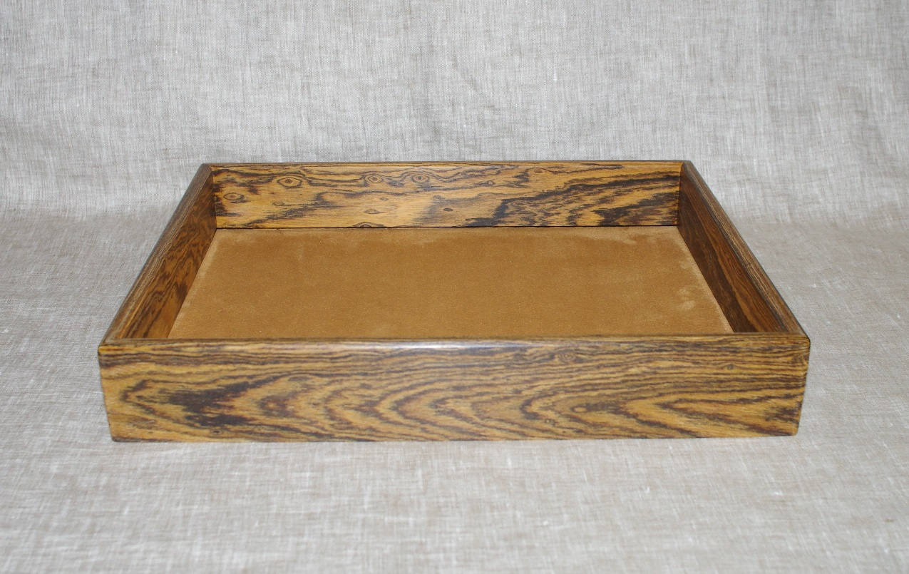 Handmade Bocote Wood Valet Tray Box - Etsy UK