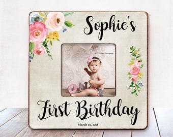 First Birthday Frame | Etsy