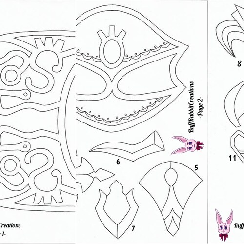 Twilight Princess Zelda Armour Pattern Pack - Etsy