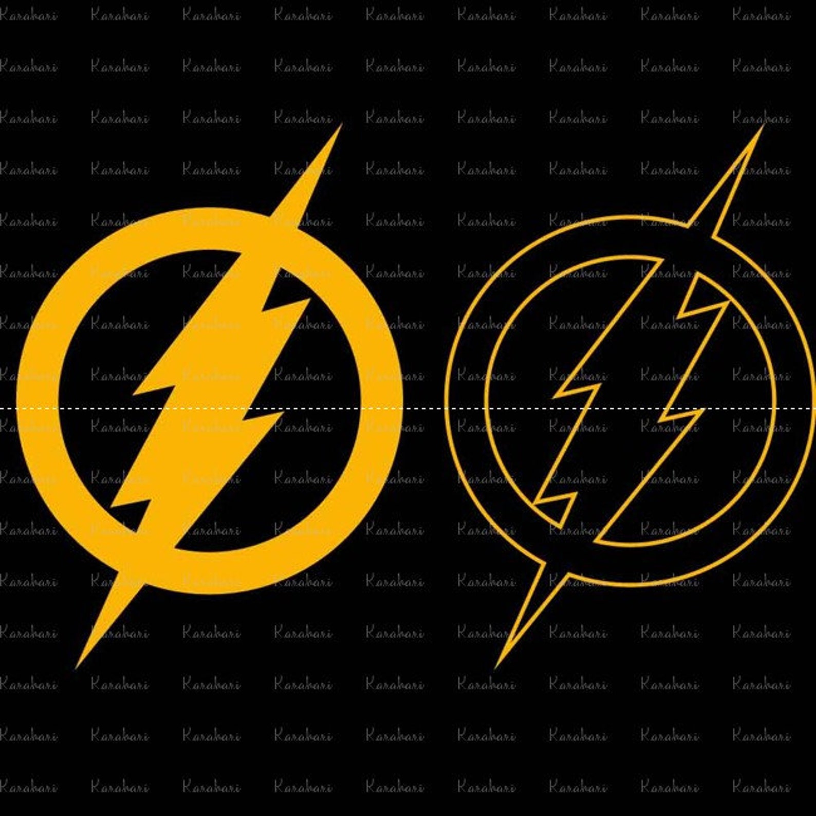 The Flash Logo Svg file The Flash Logo Svg Flash Gordon svg | Etsy