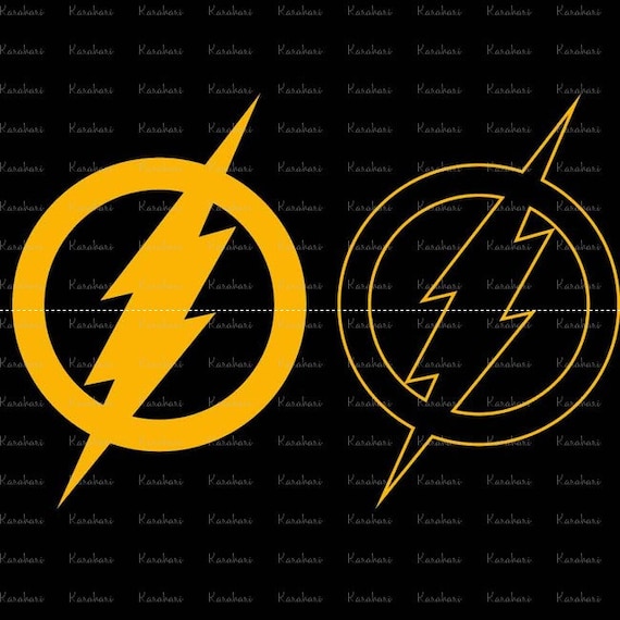 The Flash Logo Svg file The Flash Logo Svg Flash Gordon svg | Etsy