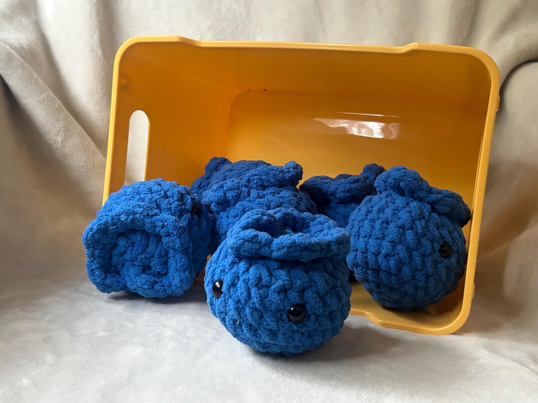 Crochet Blueberry Amigurumi Plush Fruit Toy - Etsy