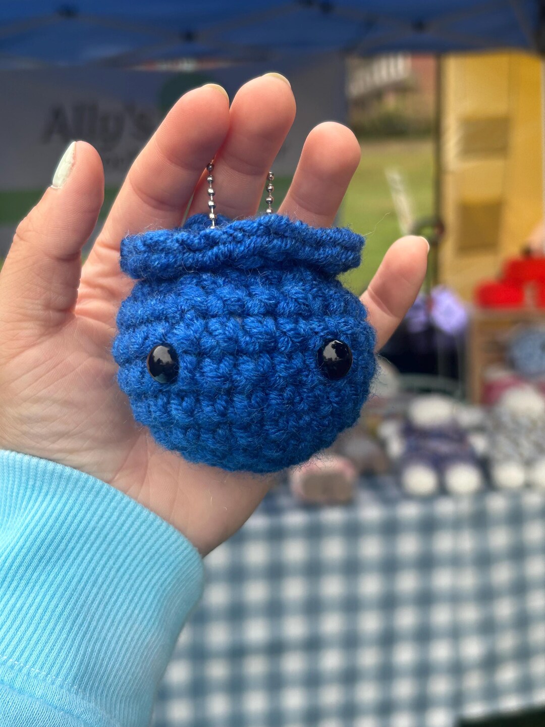 Mini Blueberry Amigurumi Plush Keychain - Etsy