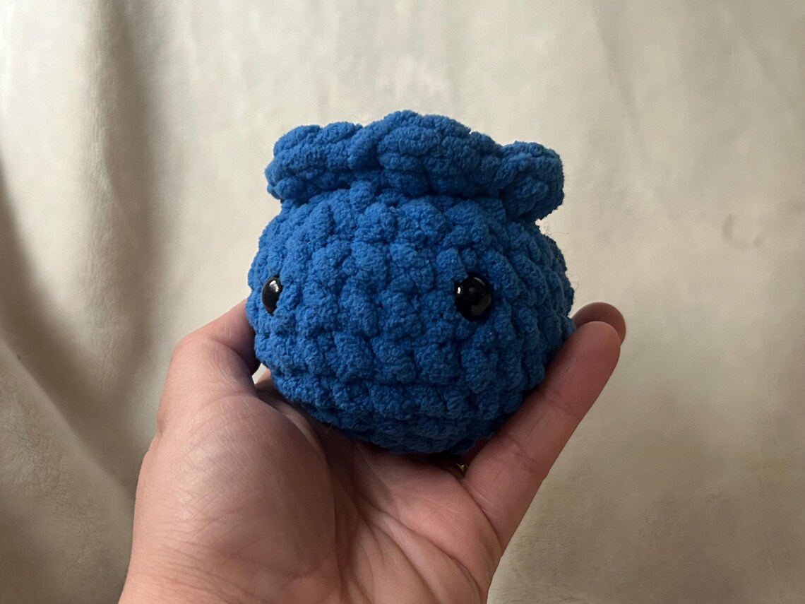 Crochet Blueberry Amigurumi Plush Fruit Toy - Etsy