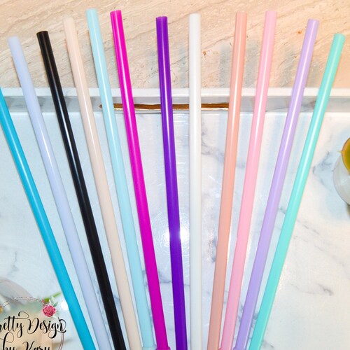 Black Straws Reusable Straws Straw Replacement Tumbler Etsy