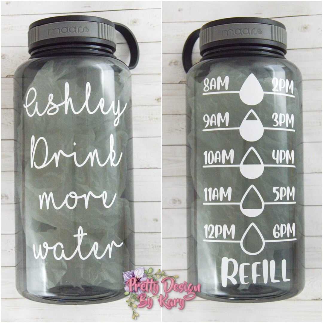 Personalize Water Bottle Water Bottle Track Drink Your Water ...