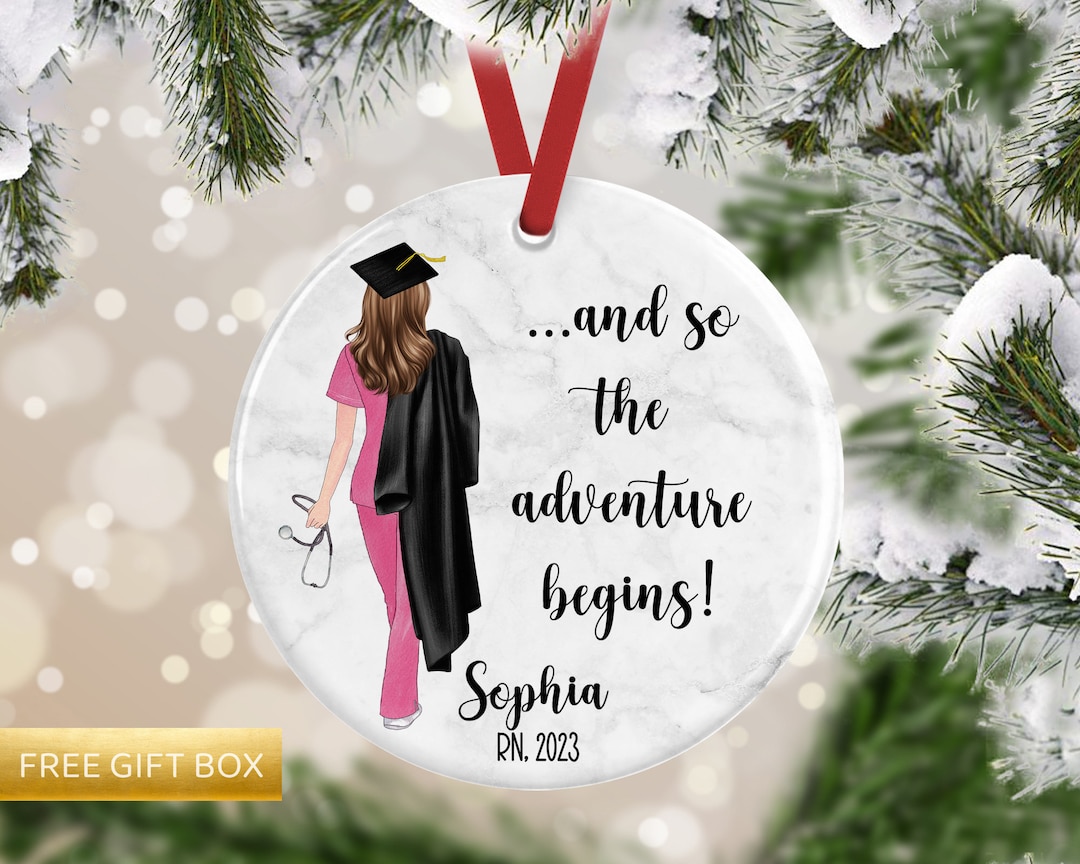 New Nurse Gift, Nurse Ornament, Graduation Ornament, Nurse Graduation ...