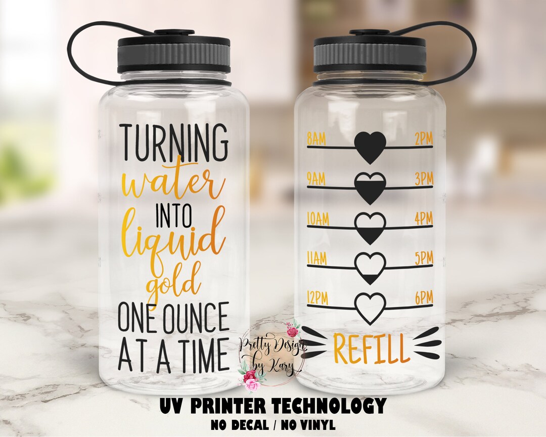 Water Bottle Tracker | Motivational Water Bottle | Turning Water Into ...