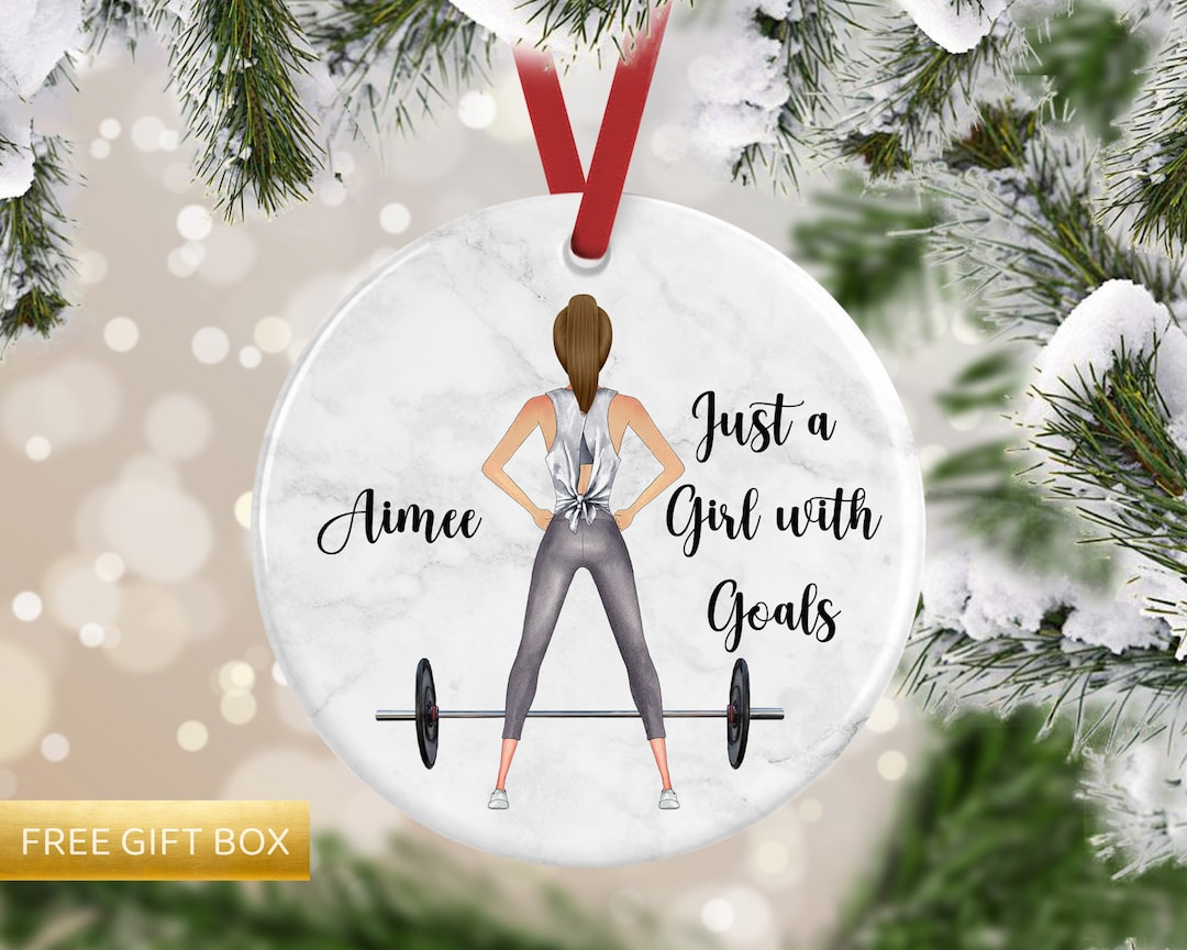 Gym Ornament, Fitness Gifts, Personalized Gifts, Christmas Gift, Best ...