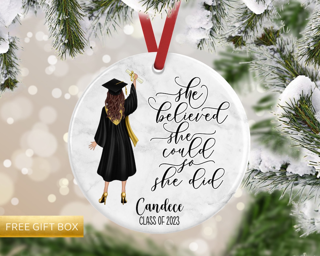 Graduation Ornament, Graduation Gift, Mastered It Ornament, Collage ...