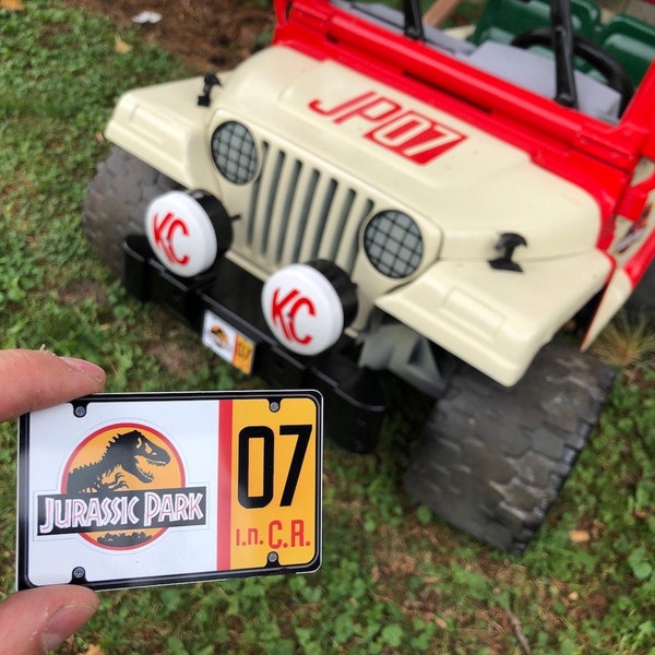 Power Wheels Sticker License Plate - Etsy