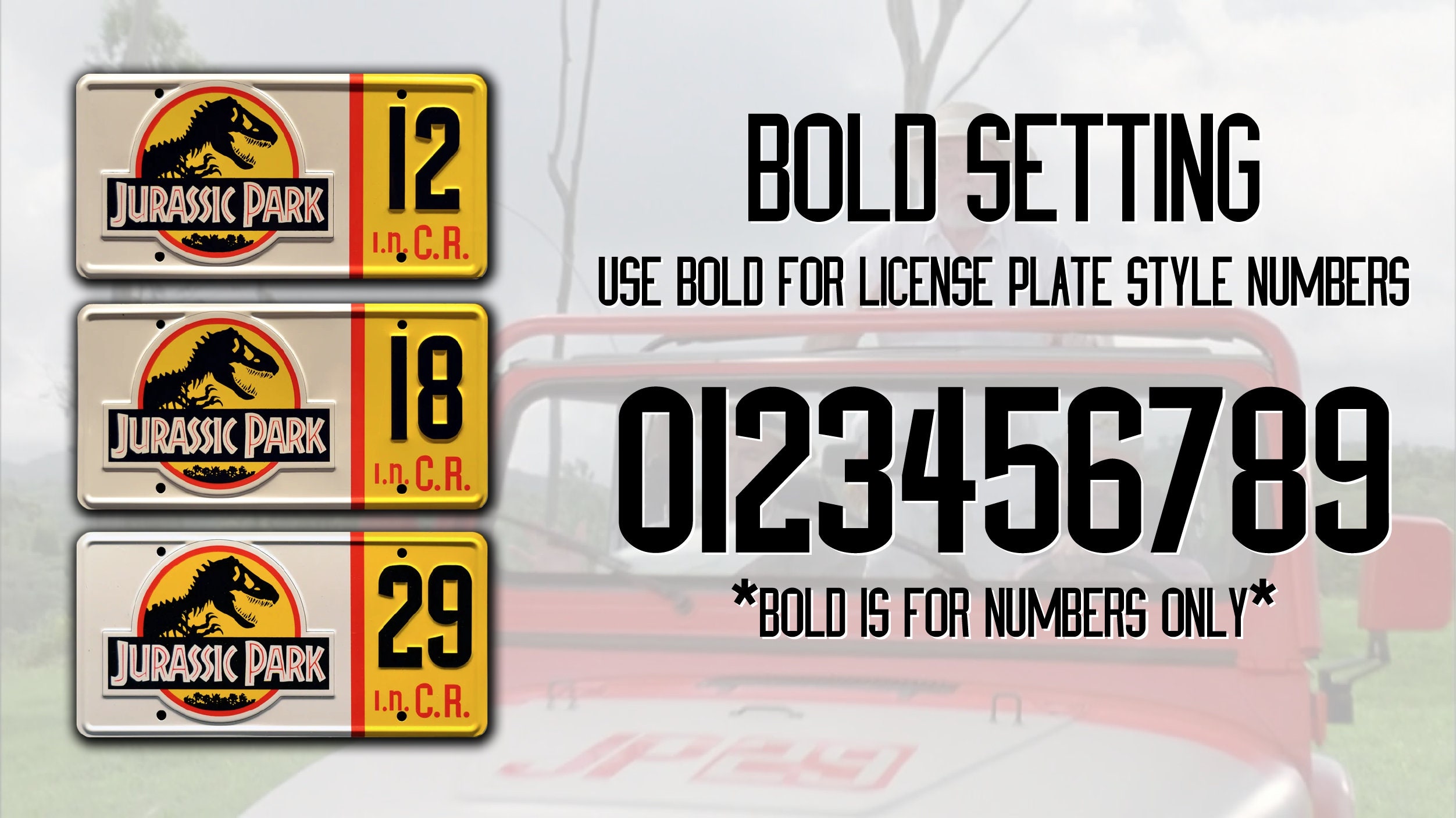 Hammond Sans Serif Jurassic Park Jeep Font .ttf - Etsy