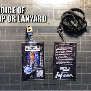 Jurassic World ACU Custom Photo ID Badge - Etsy
