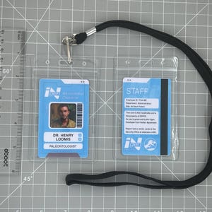 Custom Jurassic World Rebirth Ingen Photo ID Badge - Etsy