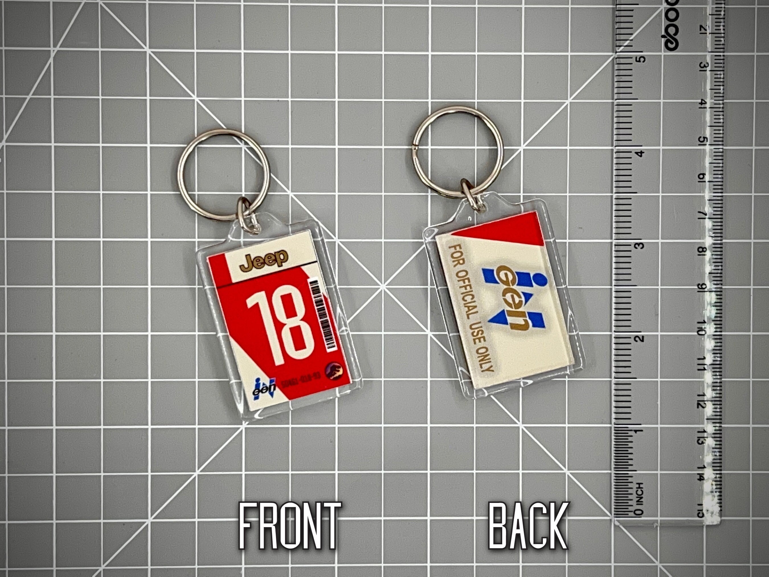 Jurassic Park Joop Keychain - Etsy