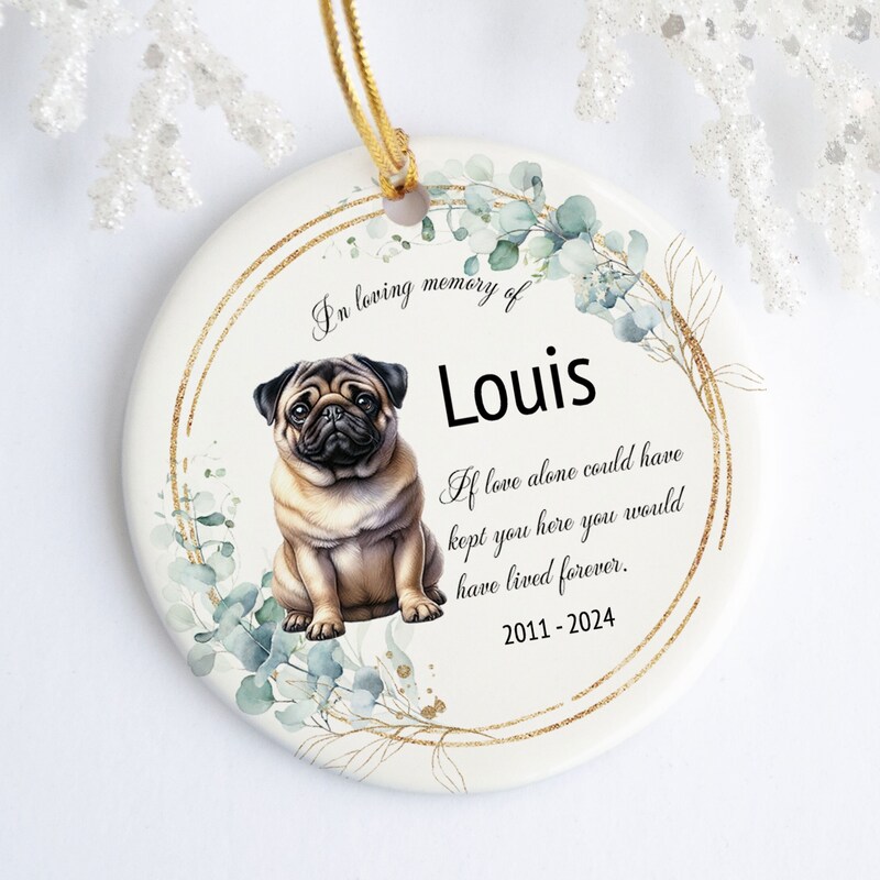 Pug Ornament - Etsy