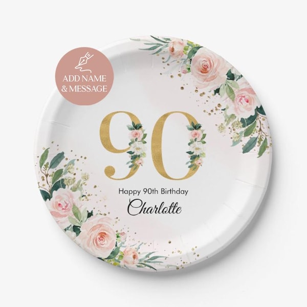 Peach Paper Plates - Etsy