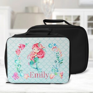 Mermaid Lunch Bag, Little Mermaid Lunch Box, Back to School Lunch Tote ...