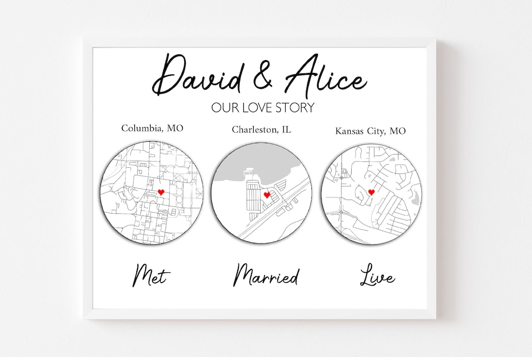 Our Love Story, Love Story Poster, Where We Met, Where We Got Married ...