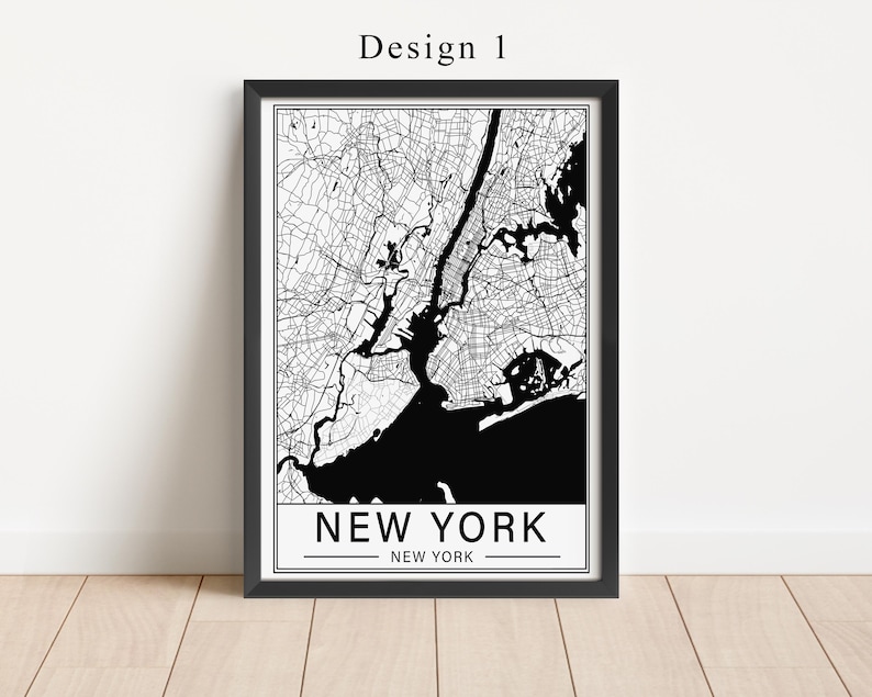 Custom Map Print, Digital Download Custom City Map, Valentines Day Gift ...