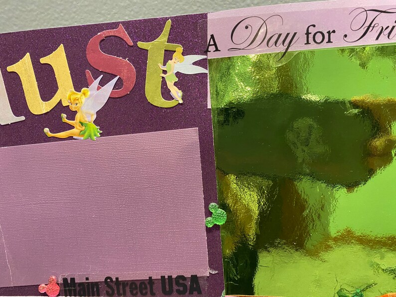 Hadas de Disney Tinker Bell Pixie Dust Peter Pan Diseño de página 12x12 ...