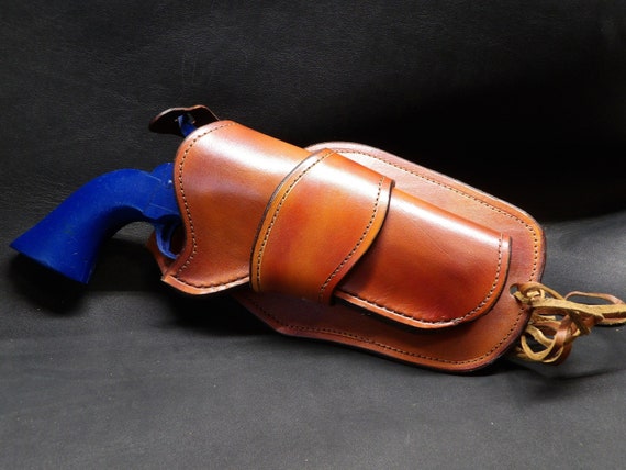 Western Leather Cowboy Holster Colt SSA Colt Python - Etsy
