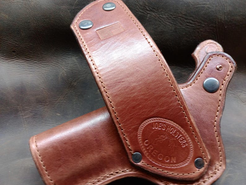 Bond Arms Derringer 6 Inch Barrel Leather Holster: Cross Draw, Thumb ...