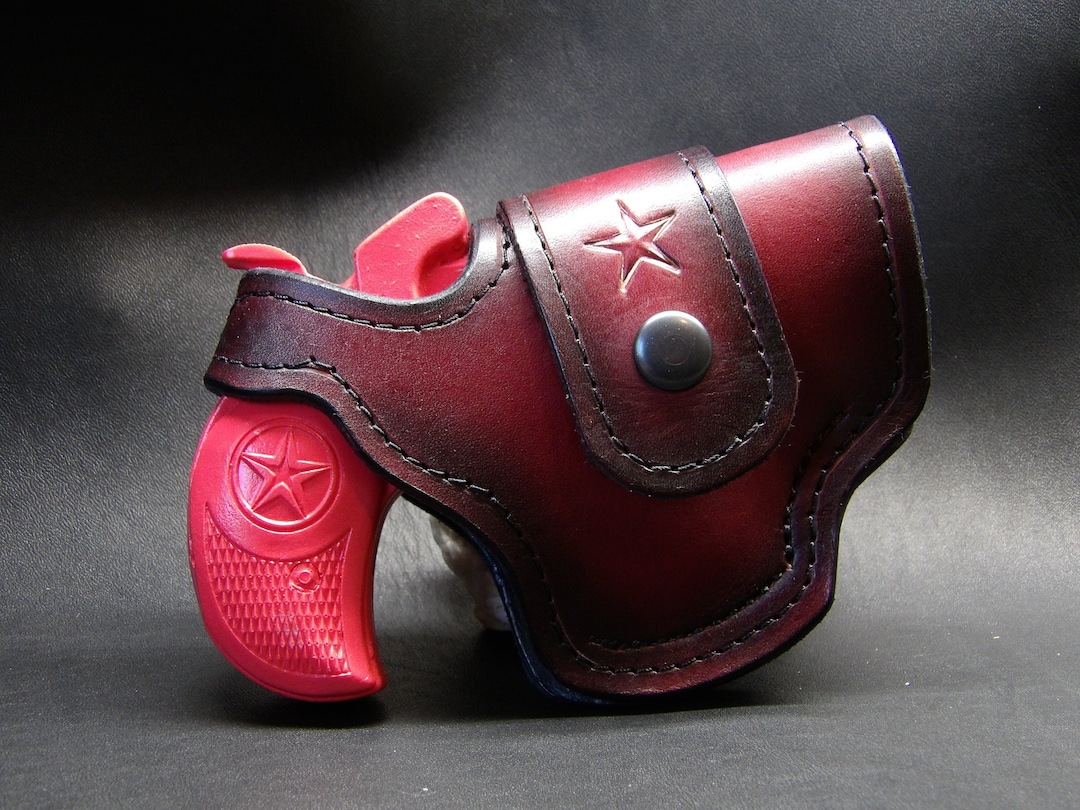 Bond Arms Derringer Leather Holster: Cross Draw, Thumb Break - USA Made ...