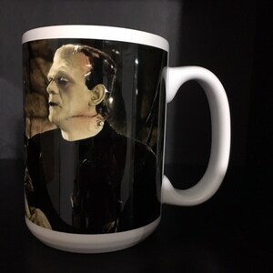 The Bride of Frankenstein "colorized" 15 Oz Ceramic Mug - Etsy