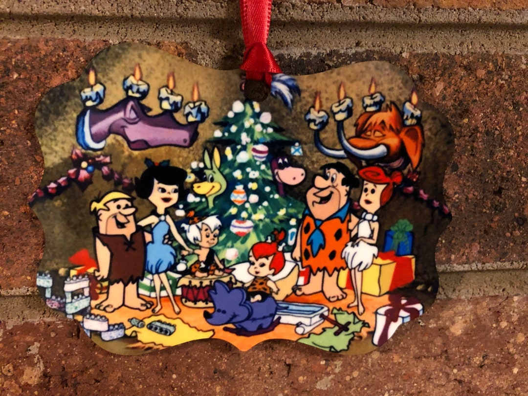 The Flintstones Christmas Ornament Etsy Australia