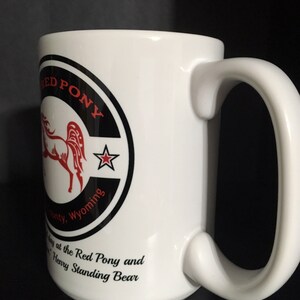 The Red Pony Ceramic 15oz Mug Inspired by the Longmire Television Show ...