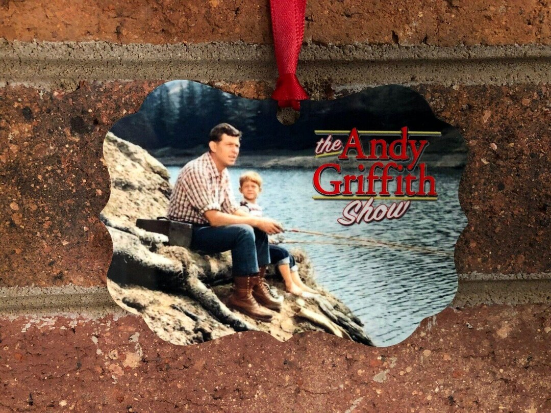 Andy Griffith Show Colorized Fishing Aluminum Christmas Ornament - Etsy