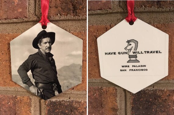 Have Gun Will Travel Paladin Christmas Ornament | Etsy