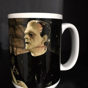 The Bride of Frankenstein "colorized" 15 Oz Ceramic Mug - Etsy