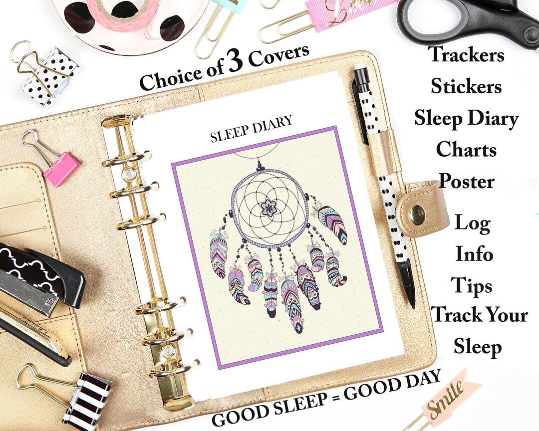 Printable SLEEP Diary - Instant Digital Download Sleep Journal to ...