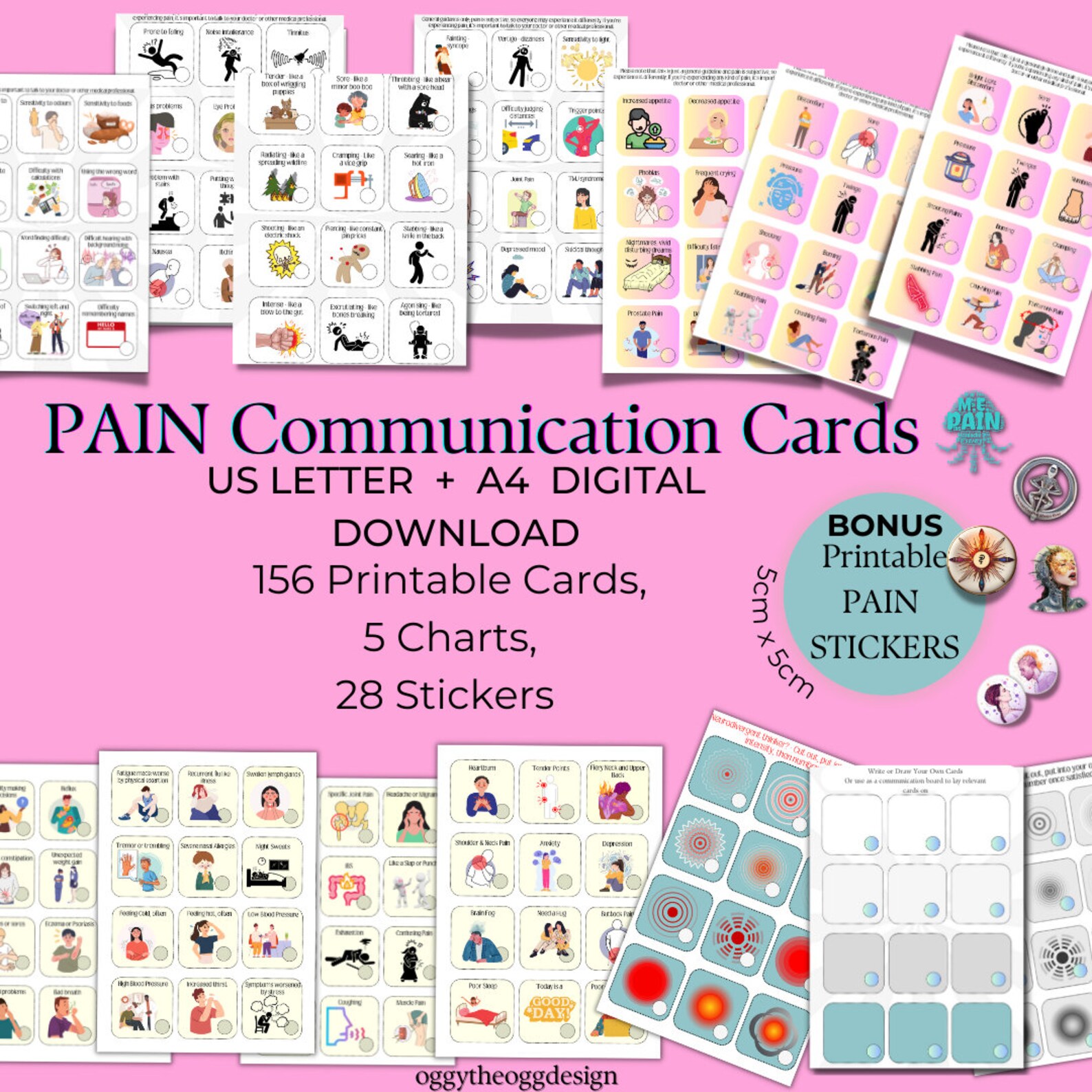 COMMUNICATION Cards for PAIN: Printable Pdfs for Chronic Pain ...