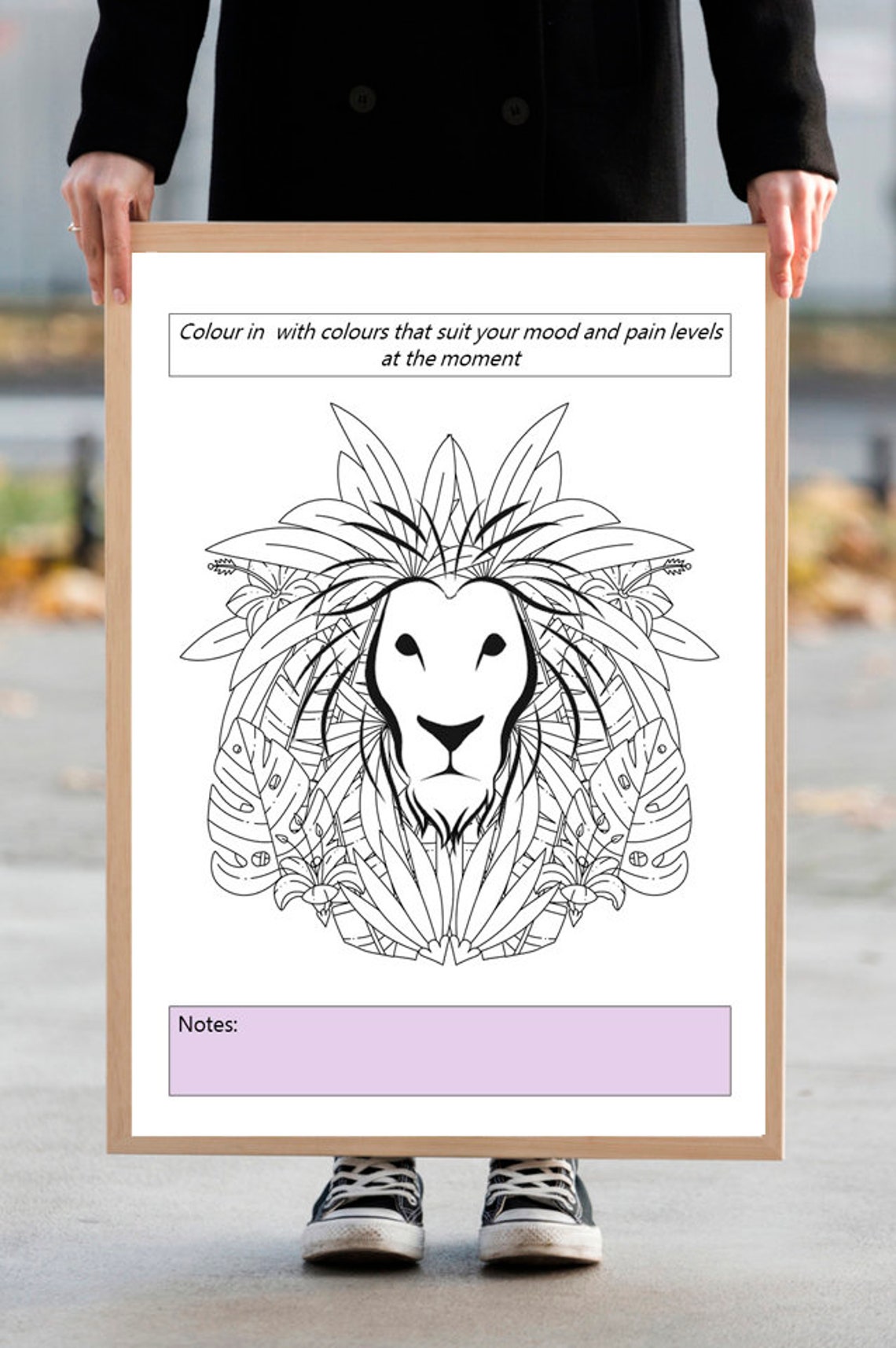 MOOD TRACKER Journal and Colouring Pages Instant Download - Etsy