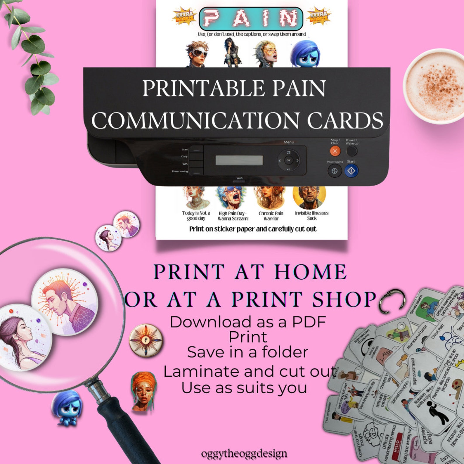 COMMUNICATION Cards for PAIN: Printable Pdfs for Chronic Pain ...