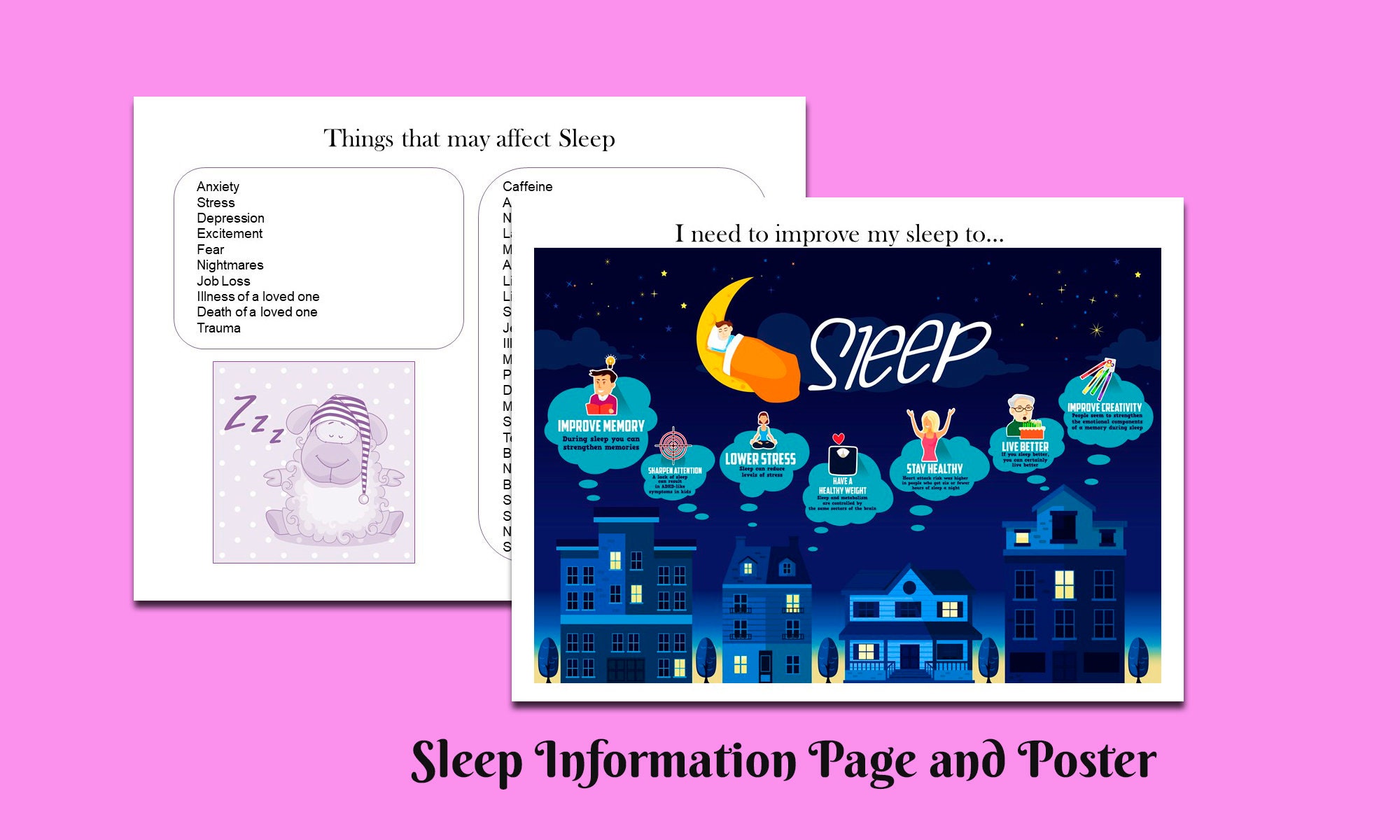 Printable SLEEP Diary - Instant Digital Download Sleep Journal to ...