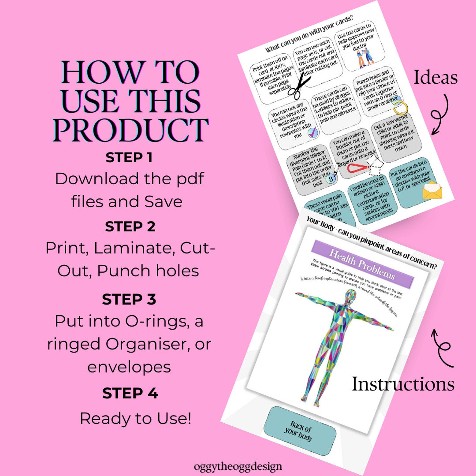 COMMUNICATION Cards for PAIN: Printable Pdfs for Chronic Pain ...