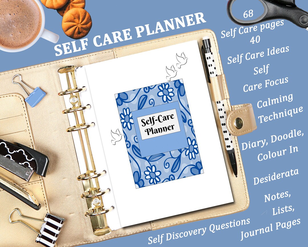 Printable SELF CARE PLANNER Bundle - Instant Download. Mood Trackers ...