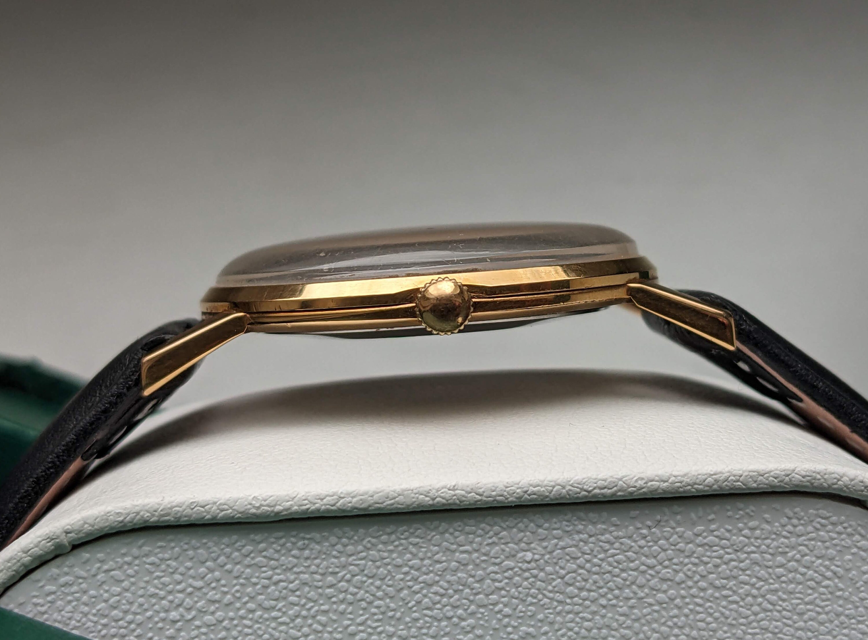 Vintage Watch "luch", Ultra Slim Watch 1970s, Gold Plated Case, Made in ...
