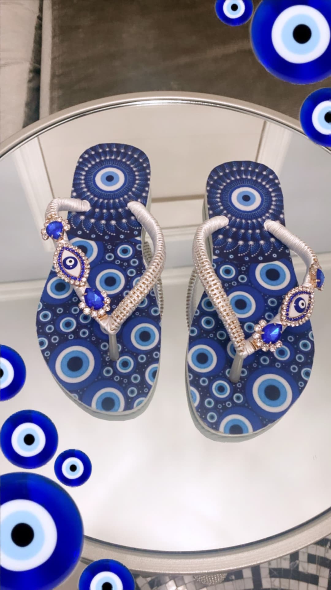 Evil Eye, Women Flip Flops, Havaianas, Summer Shoes, Birthday Gift ...