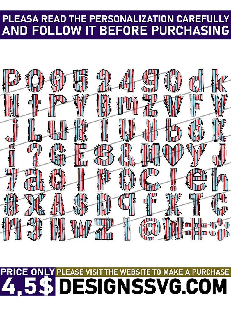 10 Dr. Seuss Alphabet Png, Dr. Seuss Bundle, Dr. Seuss Font PNG, Doodle ...