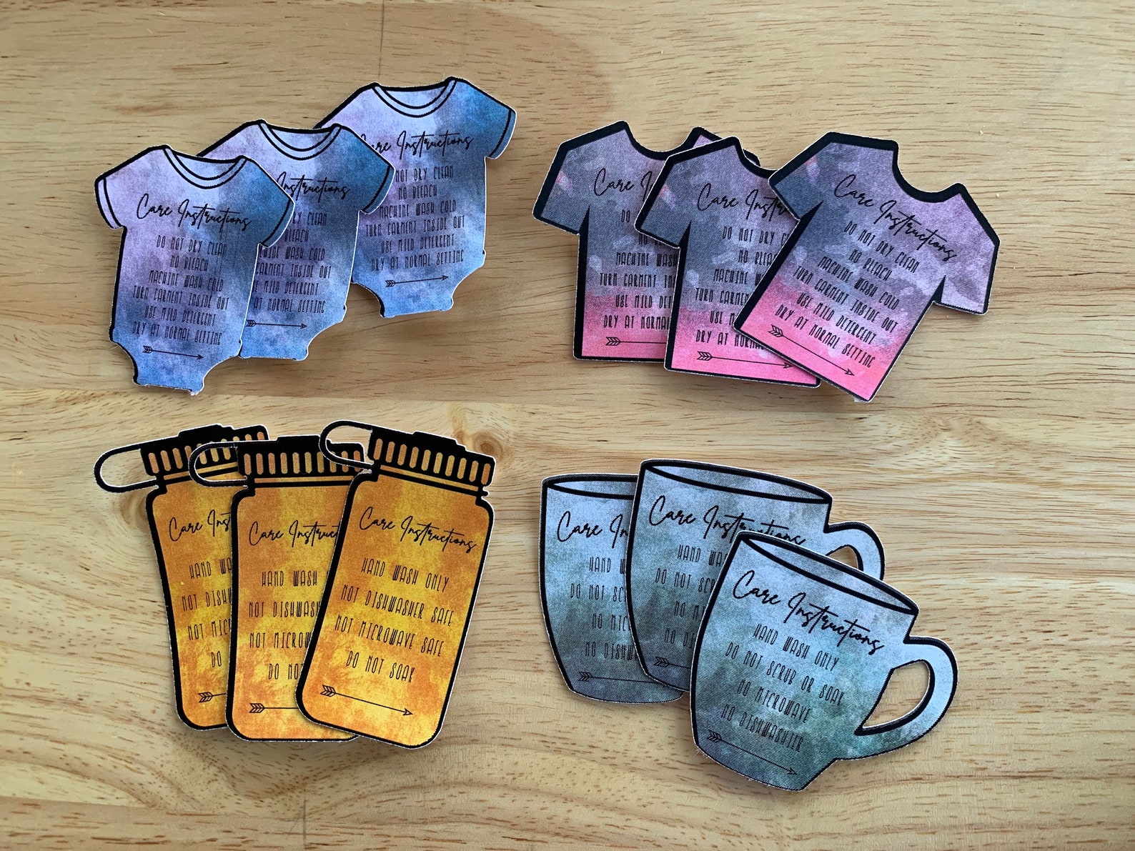 Water Bottle Care Instructions Card Print N' Cut Png/jpg Only - Etsy