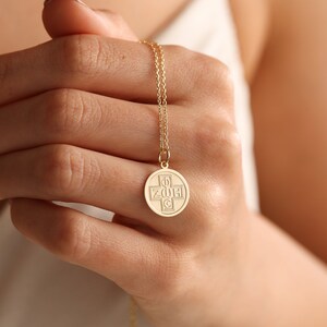 Gold Solid 14K Real Gold Phos Zoe Cross Cross Necklace , Christian ...
