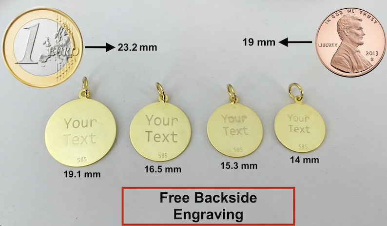 Gold Solid 14K Real Gold Eiffel Tower Pendant Personalized - Etsy